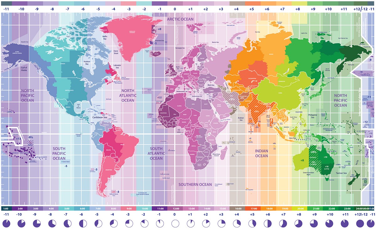 World Time Zone Map With Country Names Design Talk